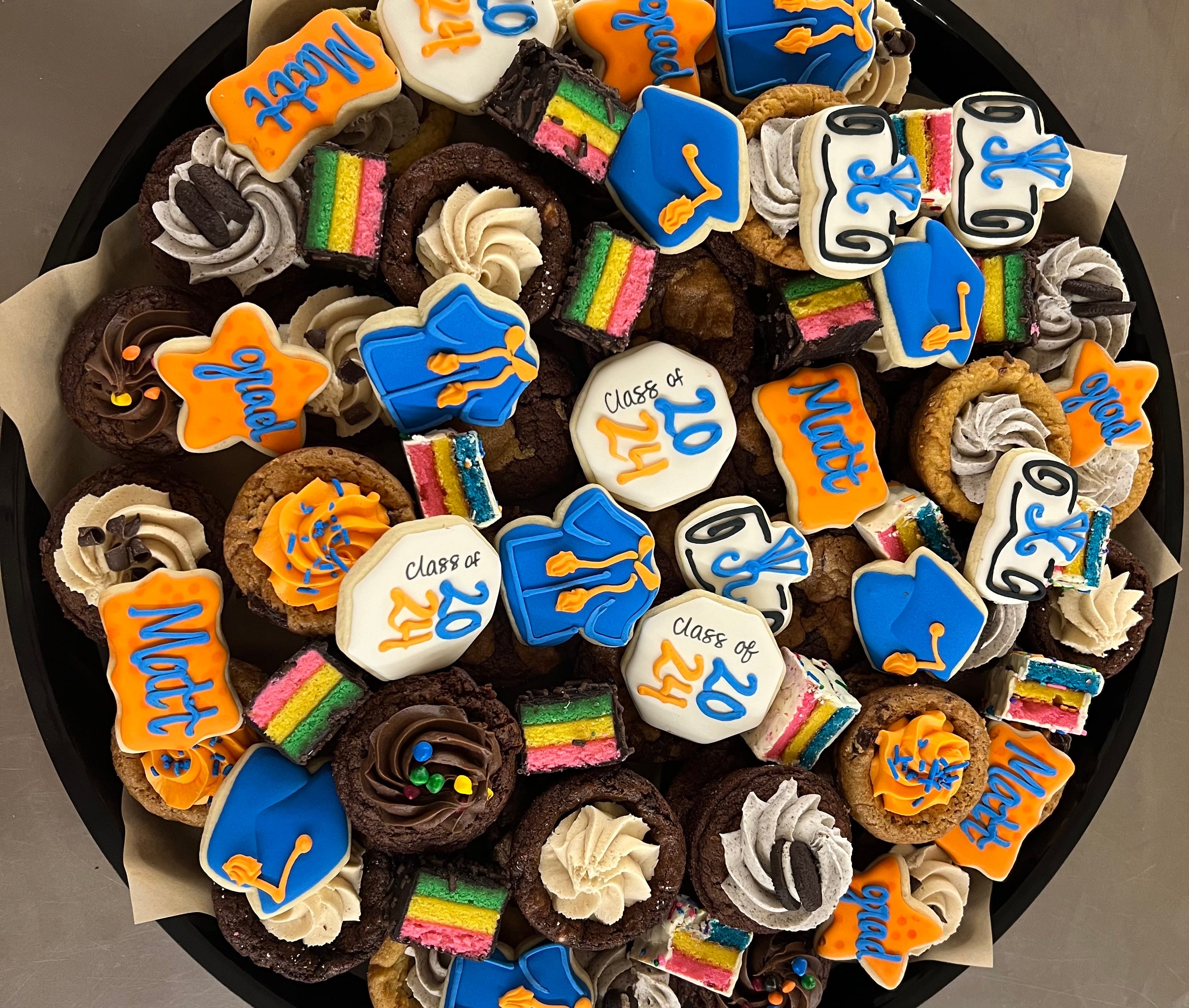 Graduation Dessert Tray | Jenn's Cookie Creations