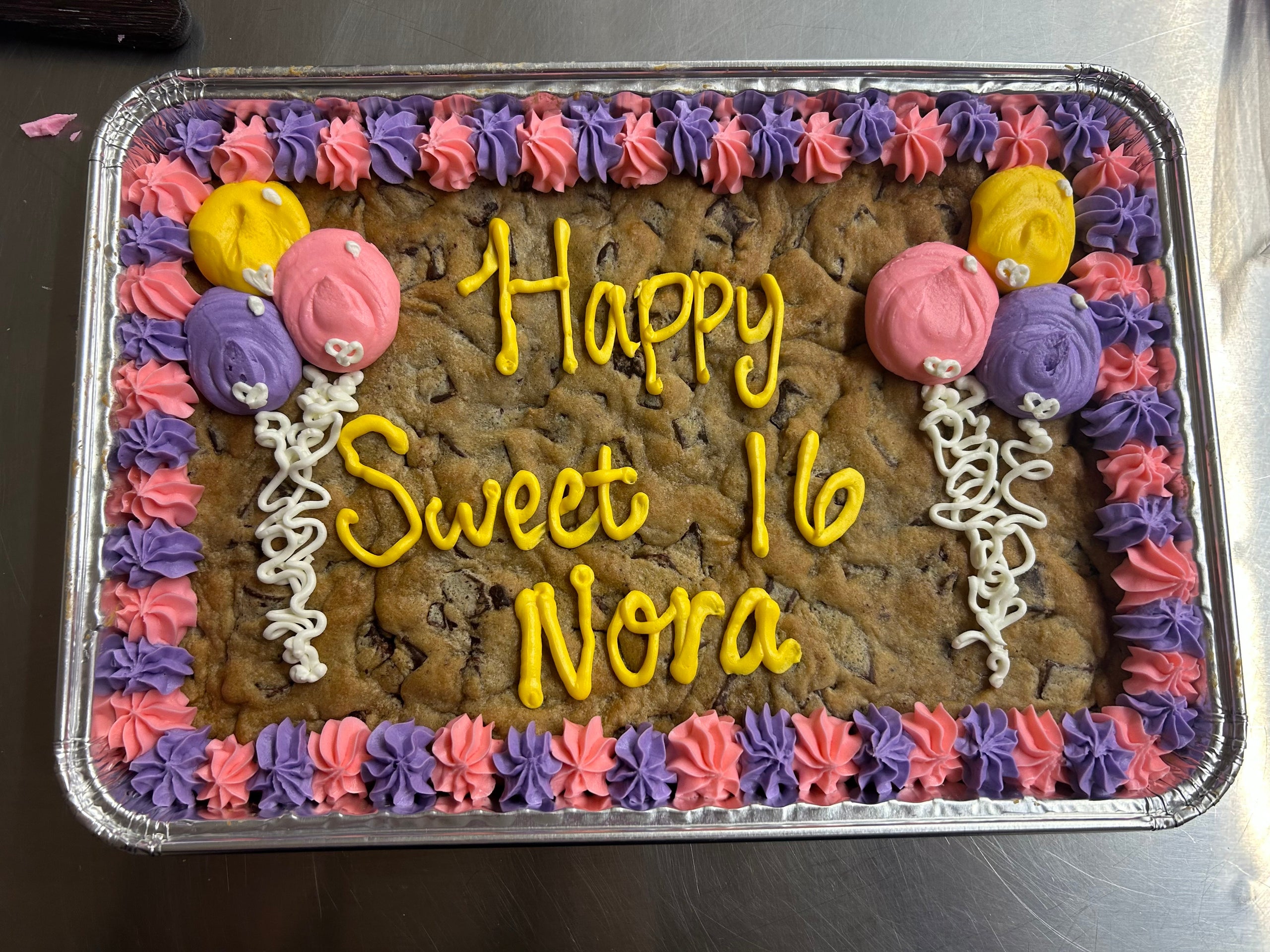 Quarter Sheet Cookie Cake at Jenn’s Cookie Creations | Jenn's Cookie ...